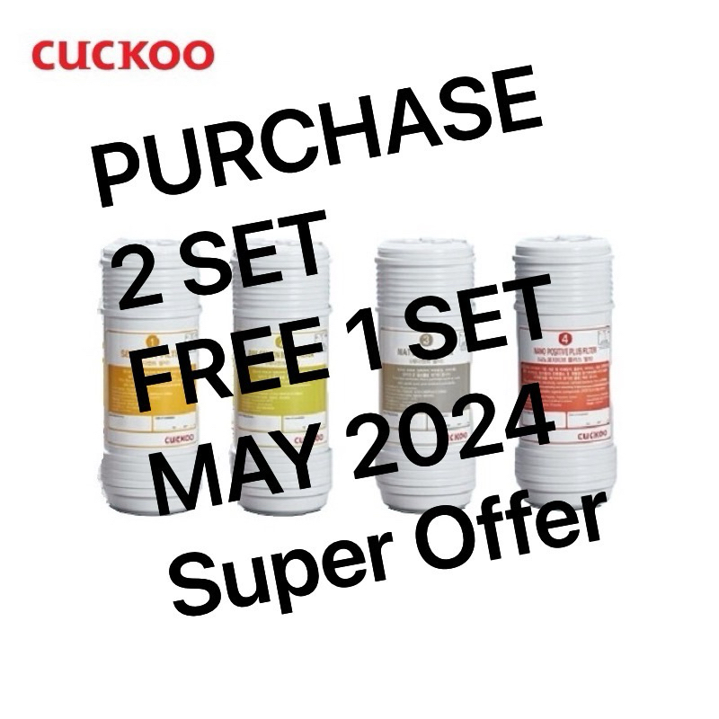Cuckoo Original Filter 3 Set ( Package Price ). | Shopee Malaysia