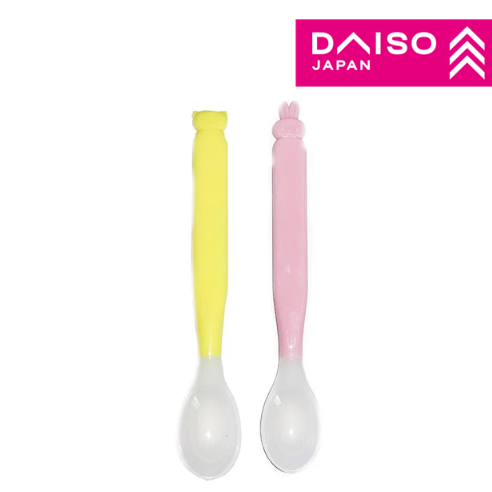 DAISO Silicone Spoon For Children(Random Colour) | Shopee Malaysia