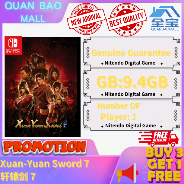 Xuan-Yuan Sword 7 轩辕剑 7 Xuan Yuan Sword VII 軒轅劍柒 (Nintendo switch ...