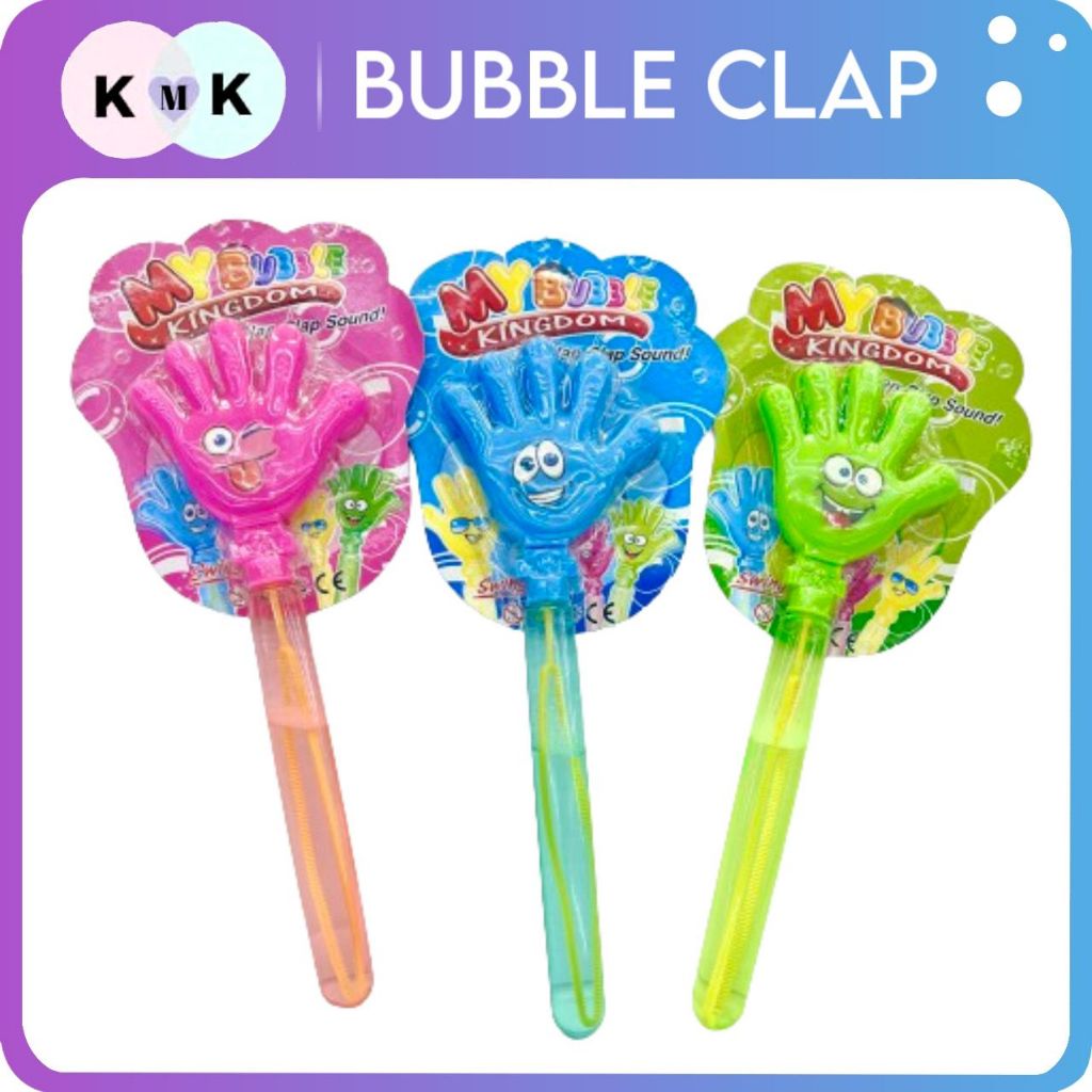 Bubble Stick with Clap Bubbles Toy Unbreakable Bubblee Children Outdoor ...