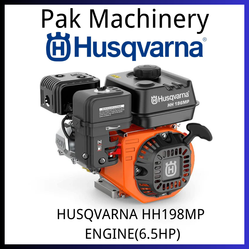 [READY STOCK] HIGH QUALITY HUSQVARNA HH196MP GASOLINE ENGINE ENJIN (6.5HP) Husqvarna HH 196 MP ...