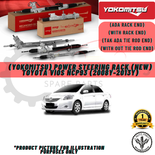 TOYOTA VIOS NCP93 (2008Y-2013Y) POWER STEERING GEAR RACK -BRAND 100% ...