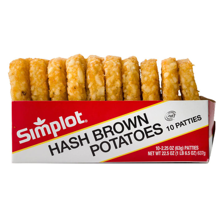 ( FOR KL & PJ AREA ONLY ) SIMPLOT HASHBROWN 101 PATTY 10PCS/TRAY ...
