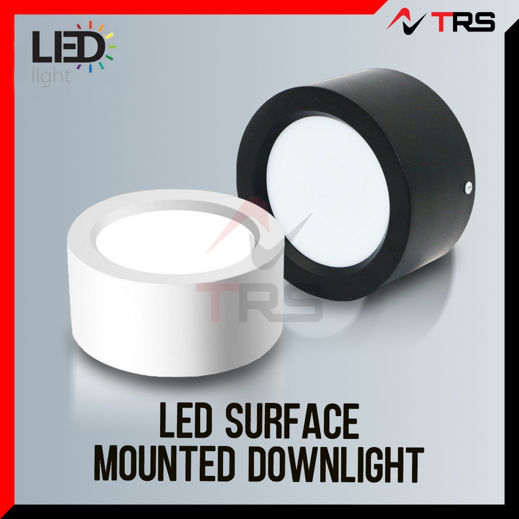 SURFACE MOUNT 12W/20W/30W BLACK/WHITE LED HI LUMEN SURFACE DOWNLIGHT ...