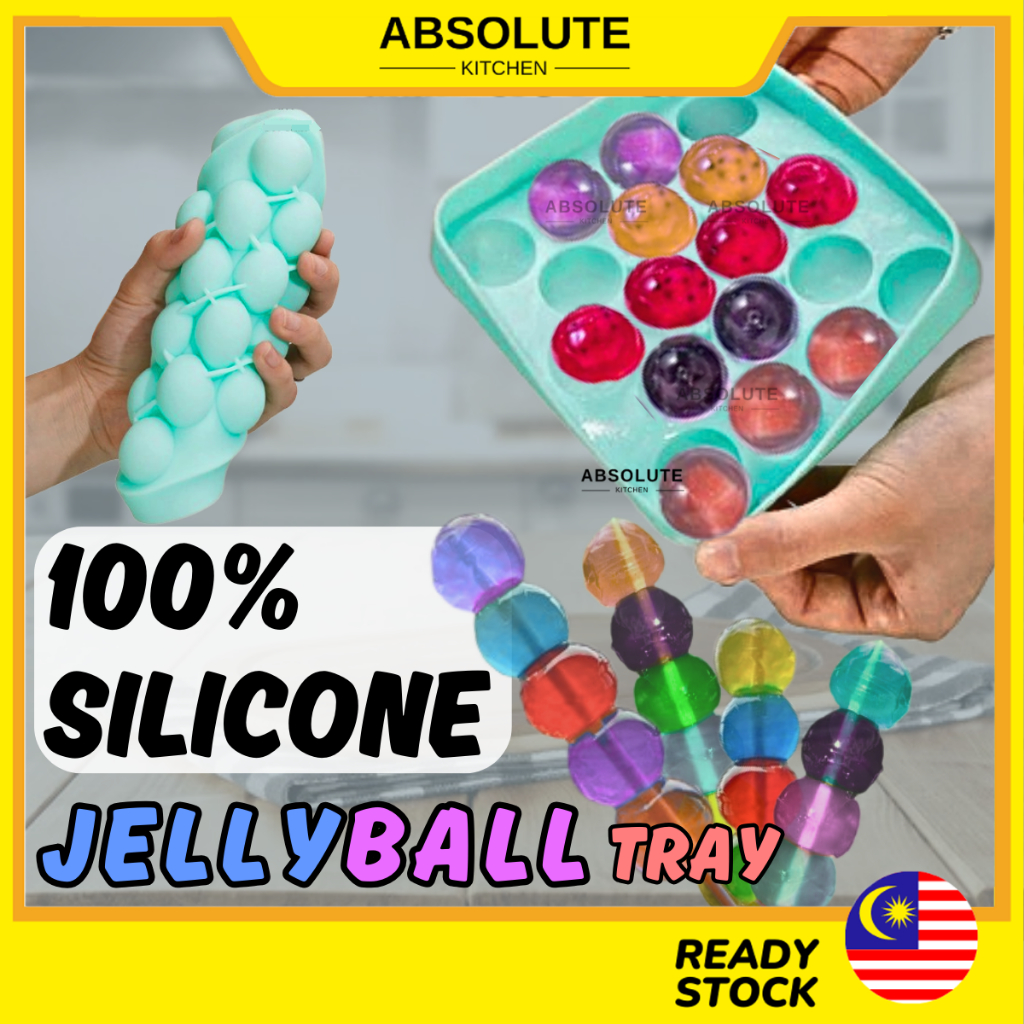 Silicone Jelly Ball Mould Acuan Jeli Ball Silicon Big Jelly Ball Maker ...