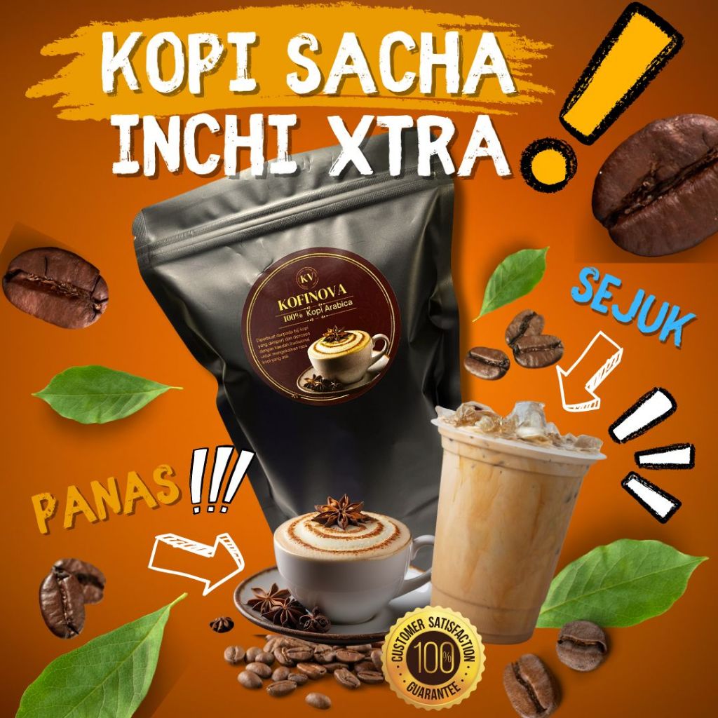 [𝐒𝐥𝐢𝐦 𝐓𝐚𝐧𝐩𝐚 𝐃𝐢𝐞𝐭] KOPI SACHA INCHI Original PEKAT Kofinova Xtra Kurus ...