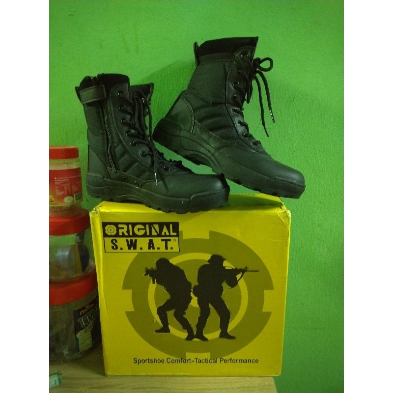 TACTICAL BOOTS SWAT | Shopee Malaysia