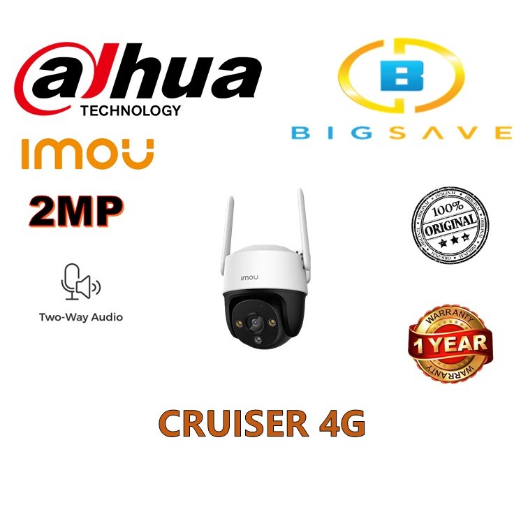 DAHUA IMOU 2MP CRUISER 4G FULL COLOR P&T CAMERA | Shopee Malaysia