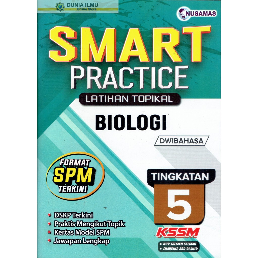 BUKU LATIHAN : SMART PRACTICE LATIHAN TOPIKAL BIOLOGI FORMAT SPM ...