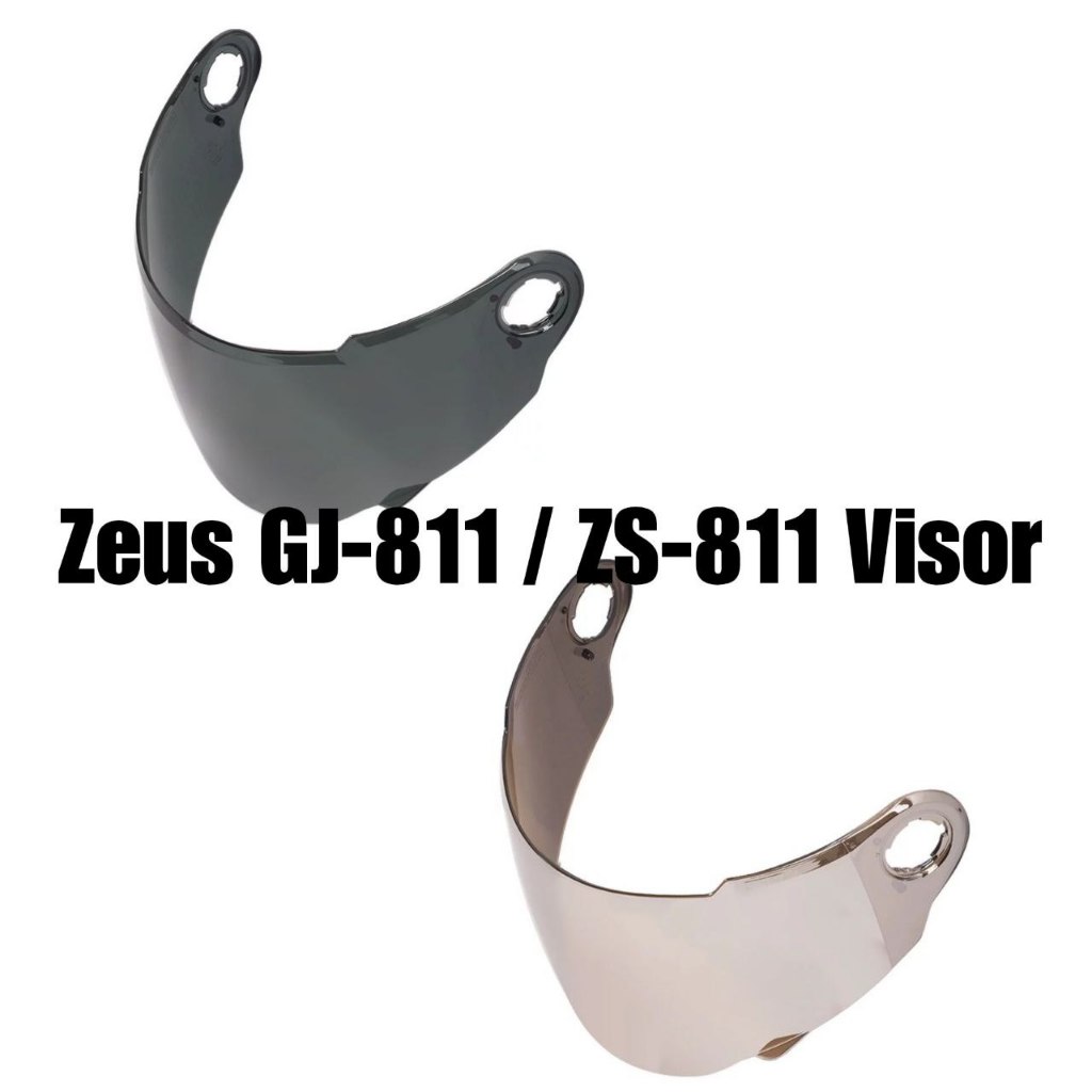 ZEUS HELMET GJ-811 / ZS-811 VISOR SMOKE / DARK SMOKE HELMET VISOR READY ...
