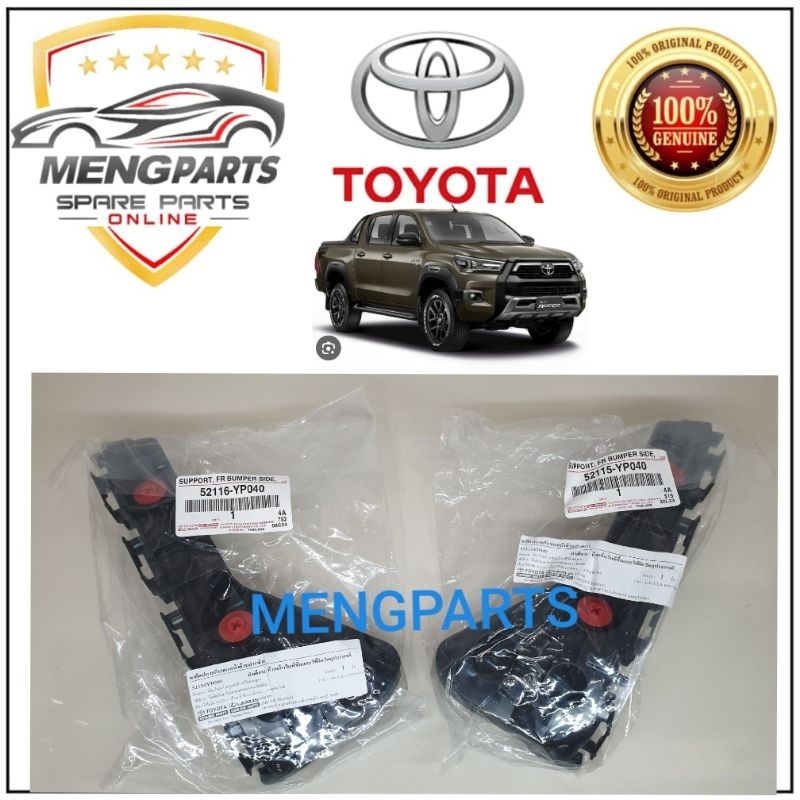 ORIGINAL TOYOTA HILUX REVO ROCCO ROGUE 2021Y-2024Y FRONT BUMPER SIDE ...