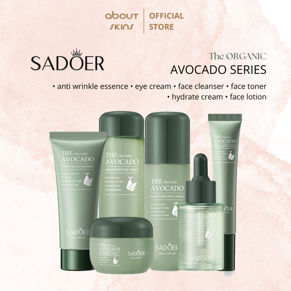 ABOUT SKINS SADOER The ORGANIC Avocado Series Skincare | Shopee Malaysia