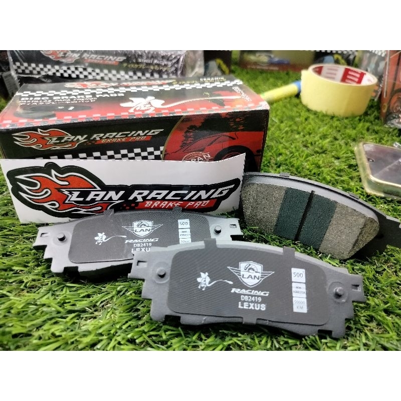 BRAKE PAD ORIGINAL TAHAN PANAS 500'C LAN RACING BELAKANG DB2419 ...