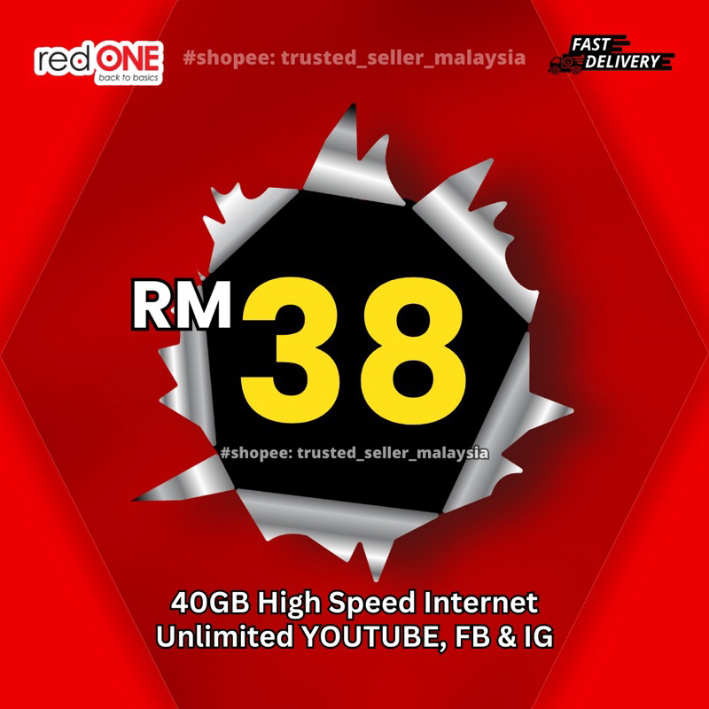 Celcom network : RedOne RM38 Plan viral 5G | Shopee Malaysia