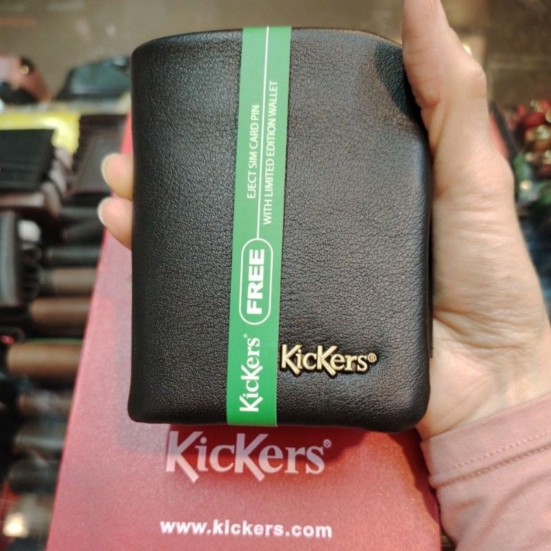 Kickers Trifold Genuine Cow Leather With Eject Phone Pin(52720/51827 ...