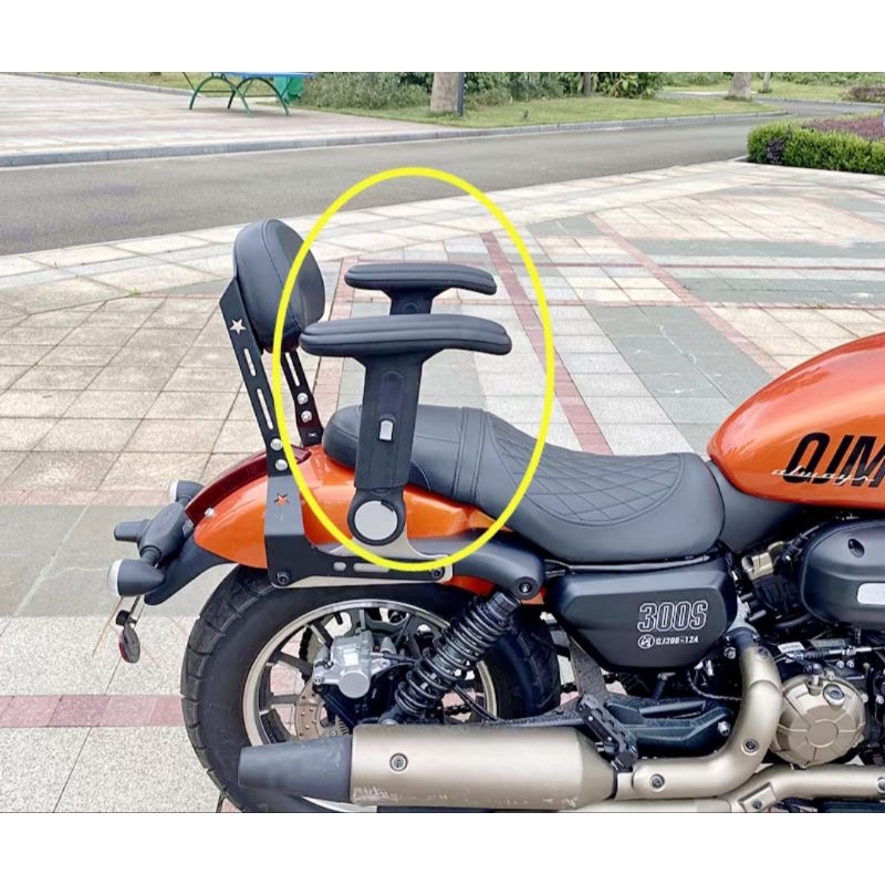 motorcycle refit Backseat armrest QJMOTO SRV250 Dedicated Lifting fold ...