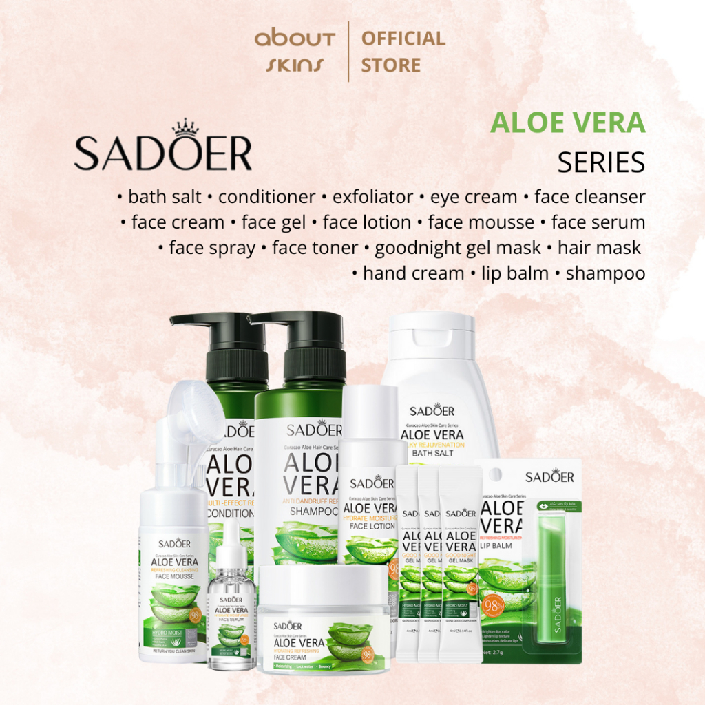 ABOUT SKINS SADOER Aloe Vera Series Skincare | Shopee Malaysia