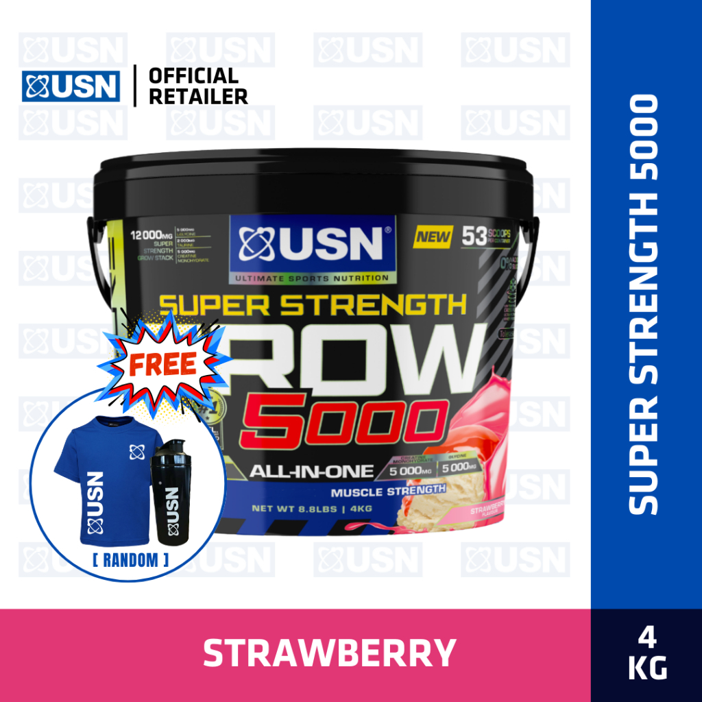 USN Super Strength Grow 5000 All-In-One Extreme Muscle Mass Strength ...