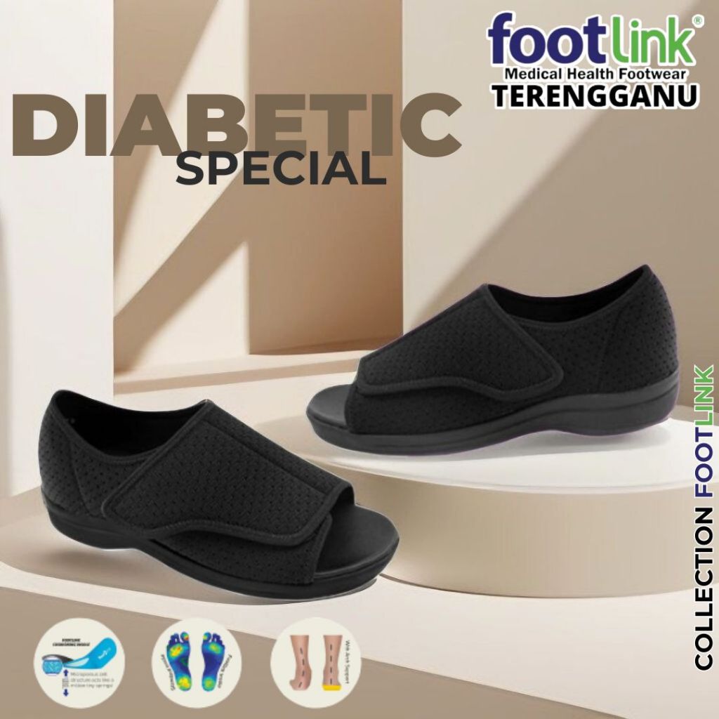 Footlink D1 61-223 Health Shoe Diabetic , Unisex | Shopee Malaysia