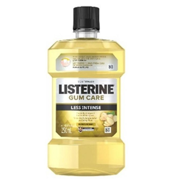 PROMO (7/2024) LISTERINE GUM CARE LESS INTENSE ' HERBAL GINGER' ( 250ML ...