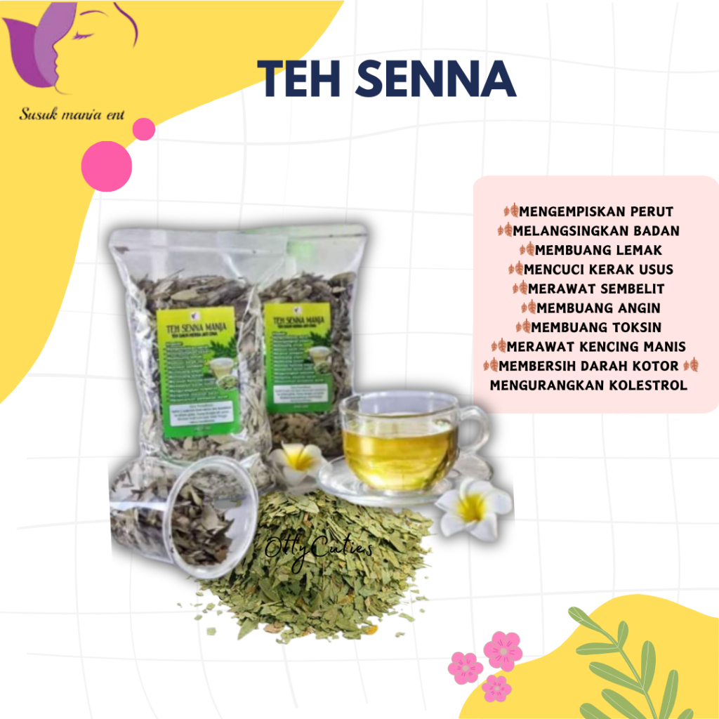 TEH SENNA | SENNA TEA | TEH KURUS | SLIMMING TEA | DAUN TEH SENNA ...