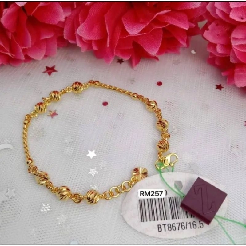 ORIGINAL ZHULIAN Rantai Tangan saduran emas 999 atau 24k by Zhulian ...