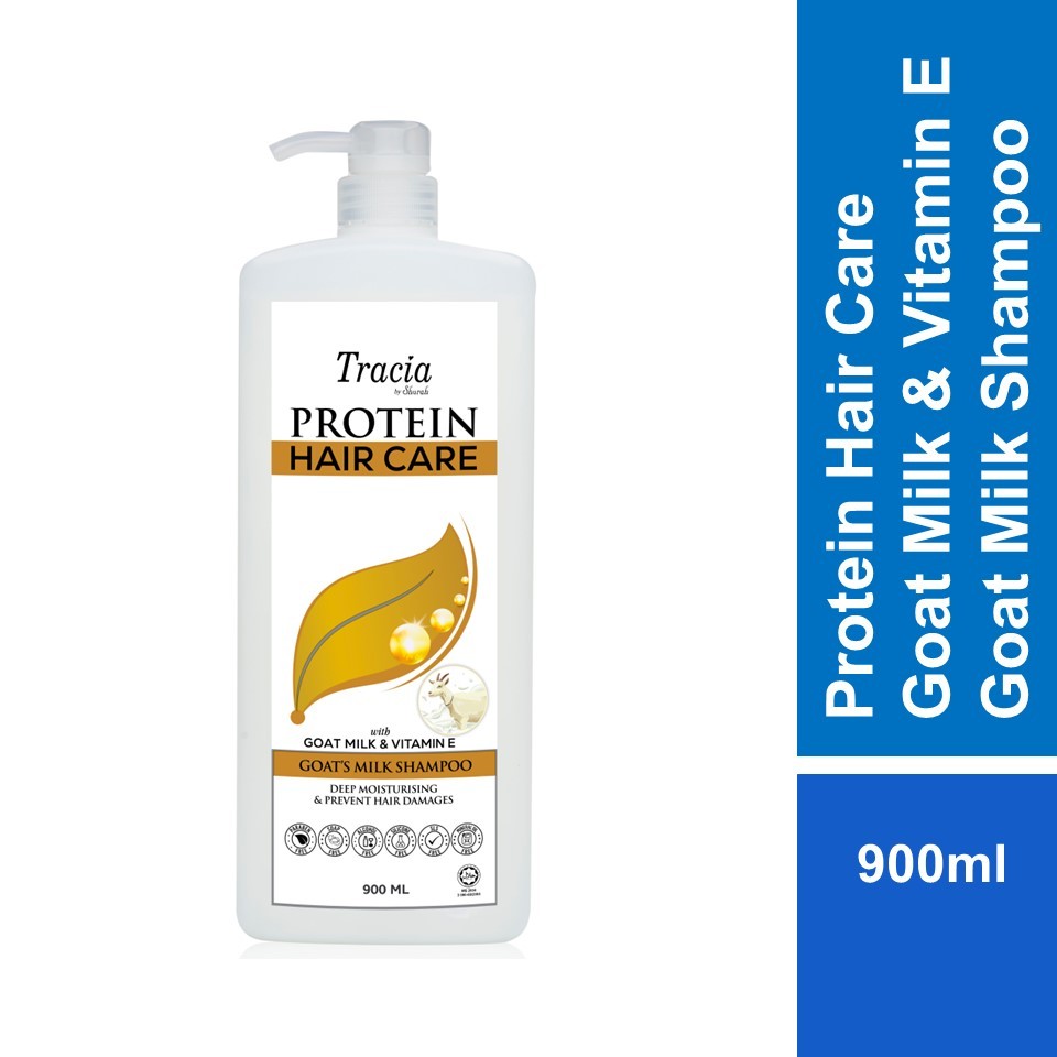 Tracia Protein Hair Care Goat Milk & Vitamin E , Goat's Milk Shampoo ...