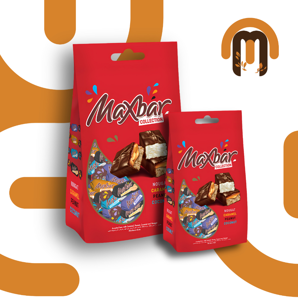 Maxbar Collection Candy Chocolate (Coklat) snacks - (142g small & 430g ...
