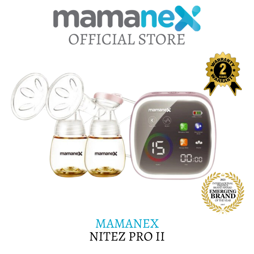 Mamanex Nitez Pro II Rechargeable Double Breast Pump | Shopee Malaysia
