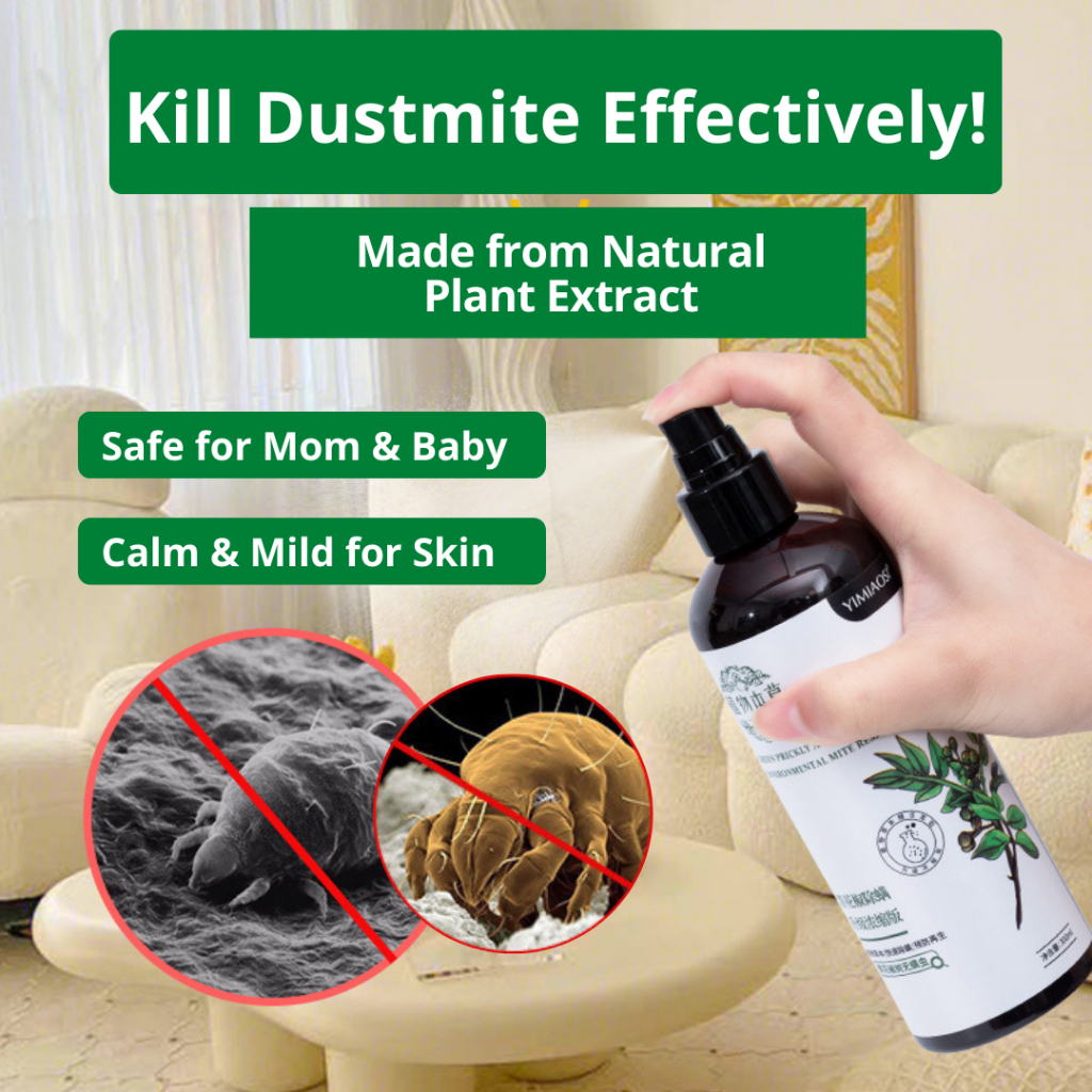 Anti Dust Mite Spray Hama Habuk Kill Bed Bug Insect Pest Green Prickly ...