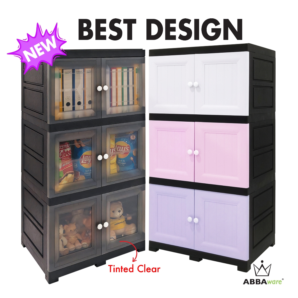 3 Tier Drawer Cabinet Abbaware Large Capacity/Storage Cabinet/ Plastik ...