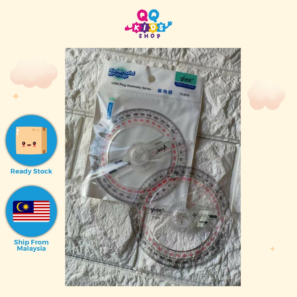 360 Protactor Ruler Set Jangka Sudut Geometry Ruler | Shopee Malaysia