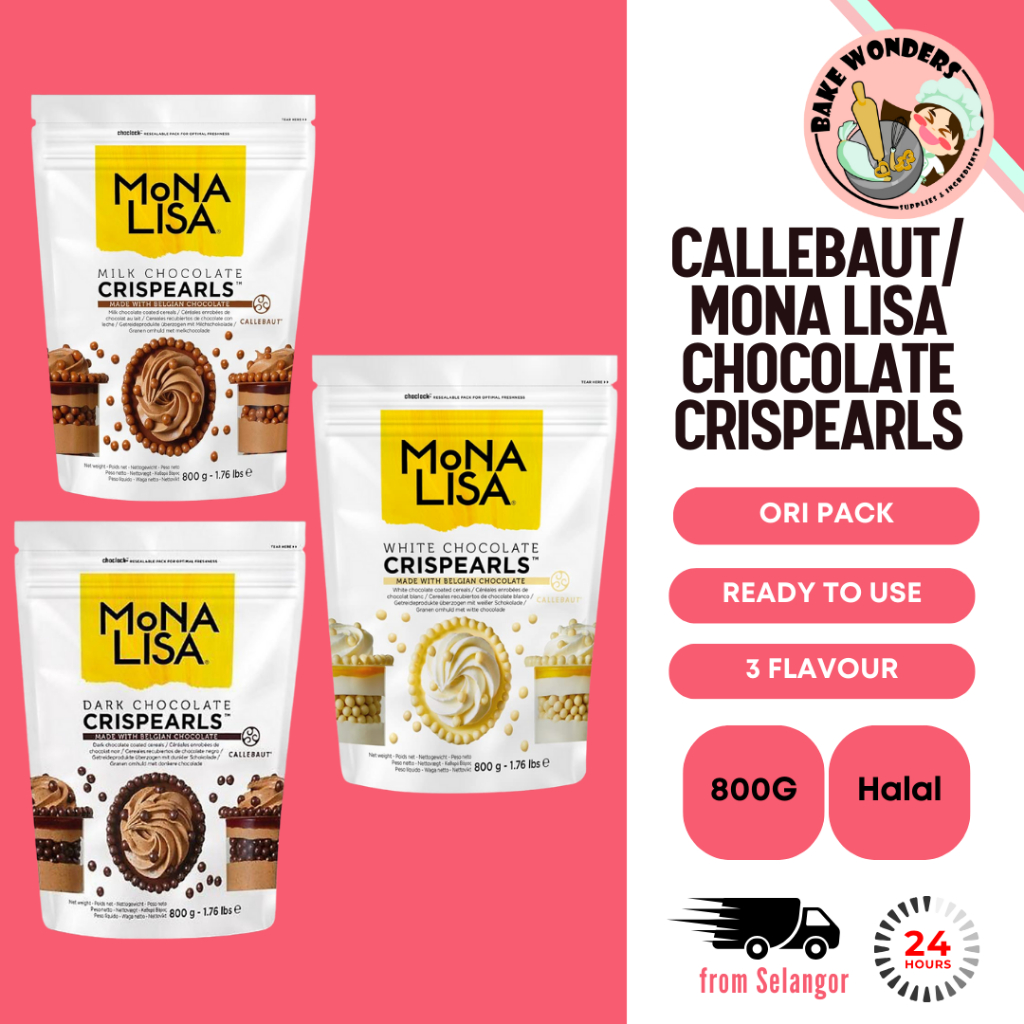 (Ori Pack 800g) Monalisa/Mona Lisa Chocolate Crispearl/Choc Crispearls ...