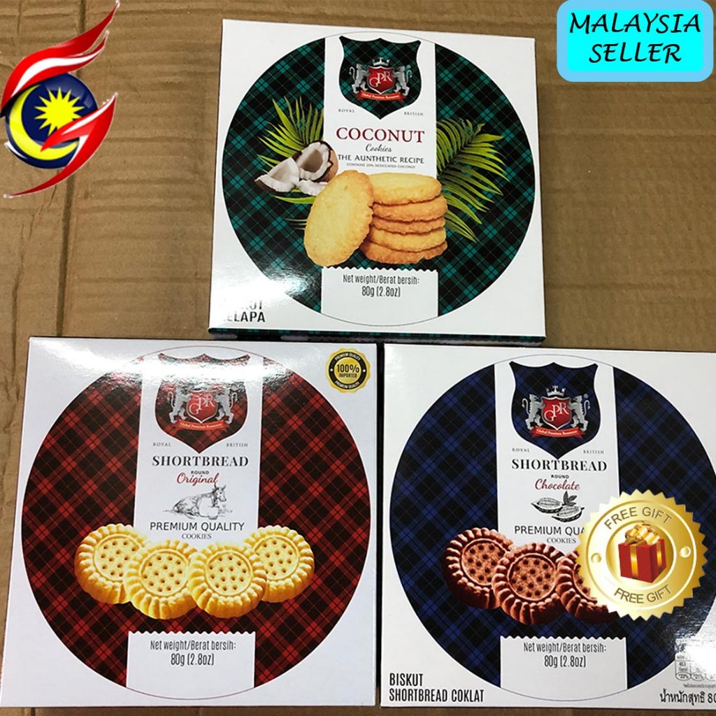 GPR SHORTBREAD ROUND PREMIUM QUALITY COOKIES 80G CHILDHOOD HALAL | Shopee Malaysia