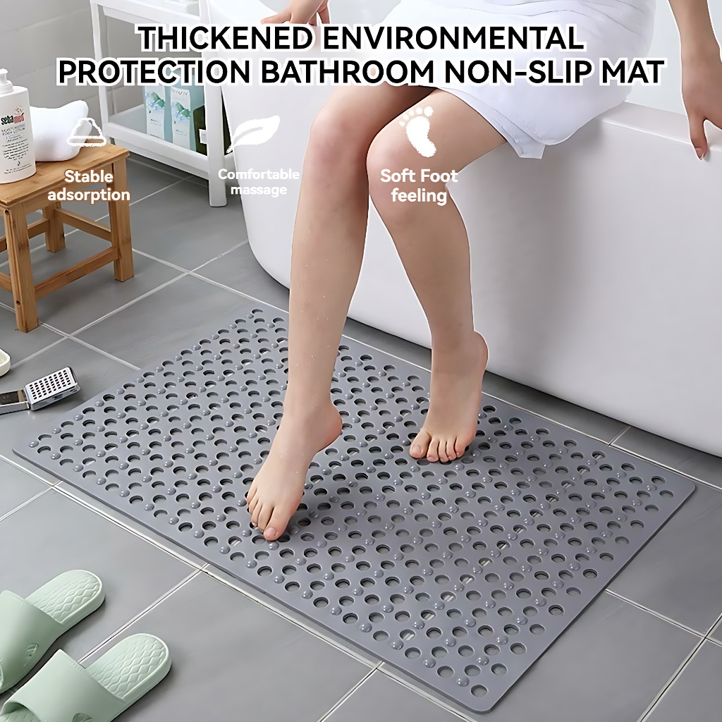 Square Anti Slip Mat Bathroom Mat Shower Anti Fall Floor Mat Bathroom ...