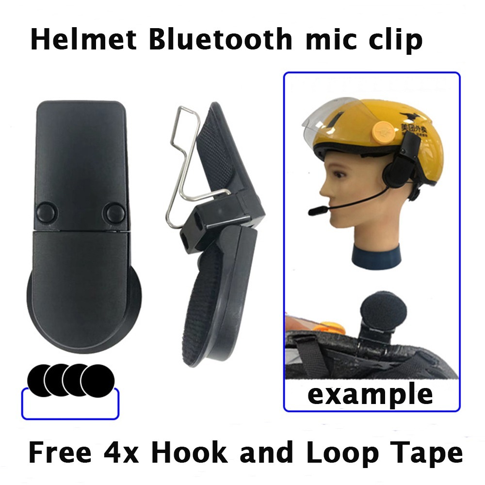 Multifunction Bluetooth Helmet Clip Mic Clip Motor Helmet Bluetooth ...