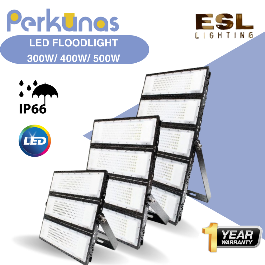 PERKUNAS LED High Power Floodlight 300W/400W/500W | Shopee Malaysia