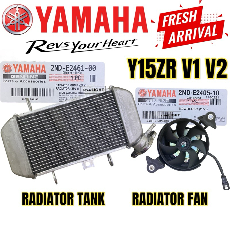 YAMAHA Y15ZR V1 V2 Y15Z Y15 YSUKU RADIATOR TANK RADIATOR FAN KIPAS ...