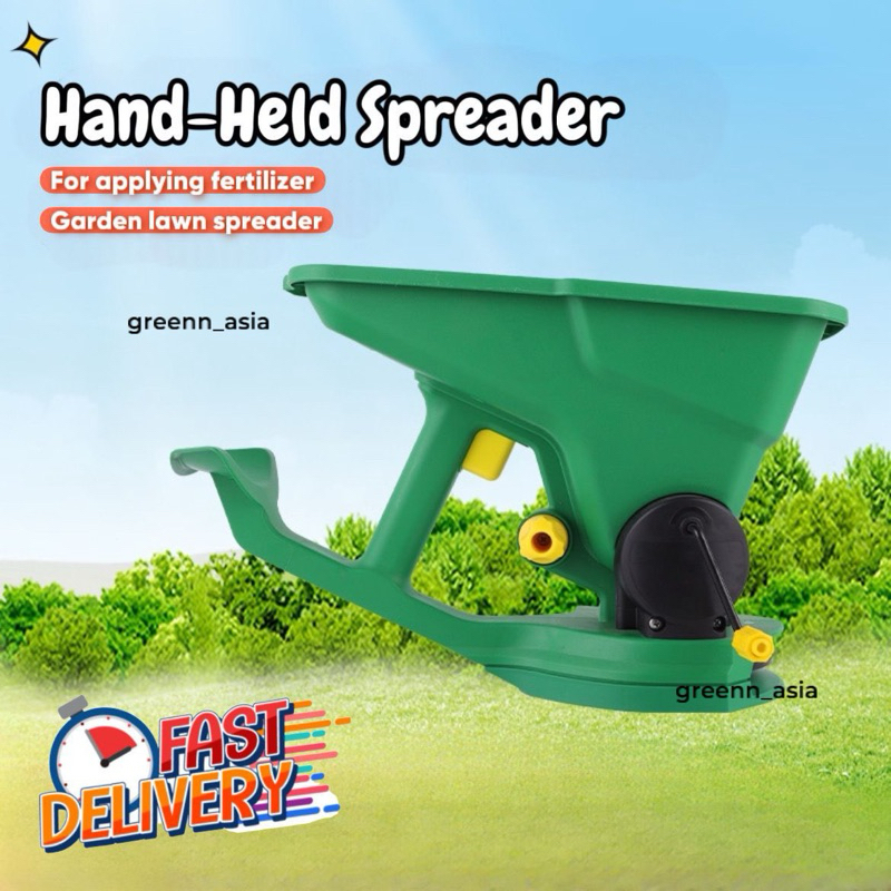 Hand Held Spreader Seeder Lawn Garden & Outdoor Handy / Garden Lawn ...