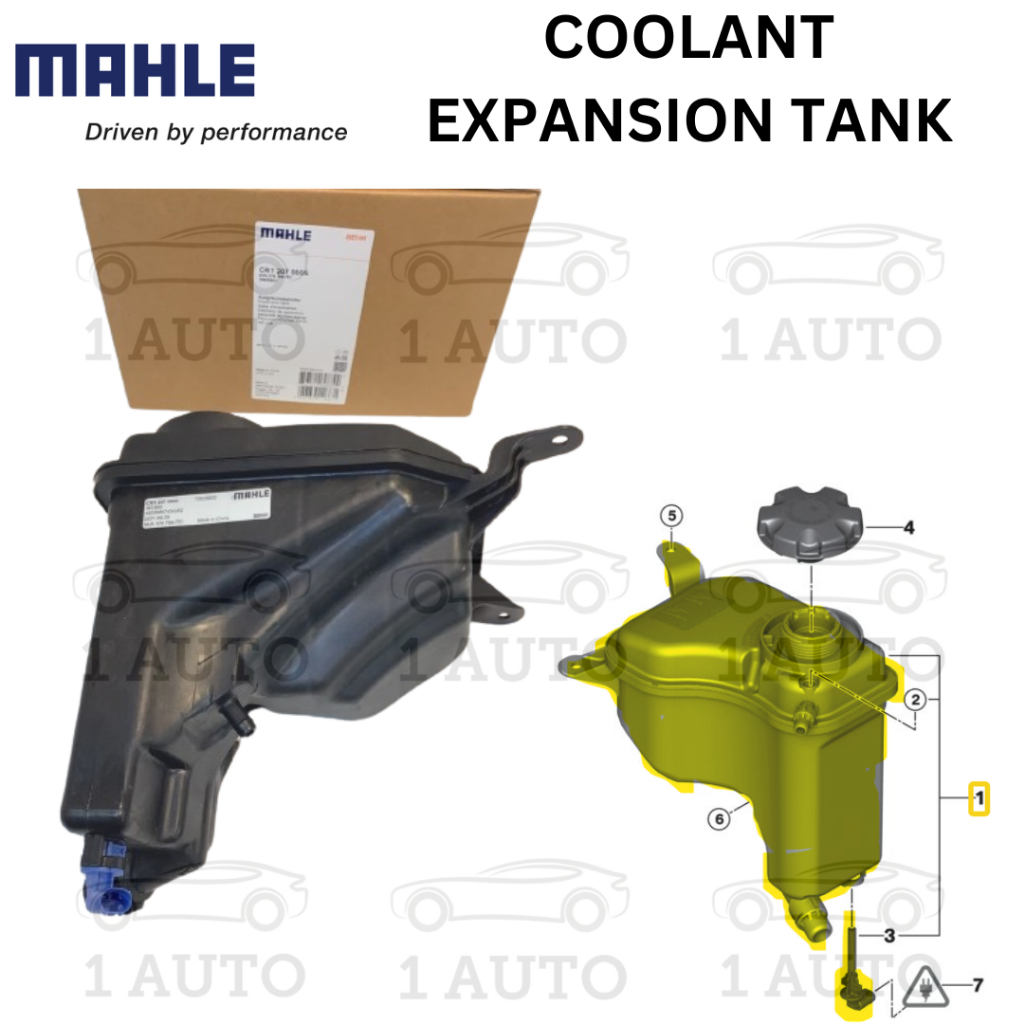 MAHLE GERMANY COOLANT EXPANSION TANK BMW E87 E90 E92 E93 E84 Z4 E89 ...