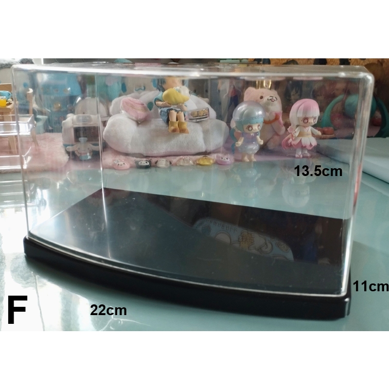 USED Daiso Japan Toy Figure Acrylic Display Storage Box Collection ...