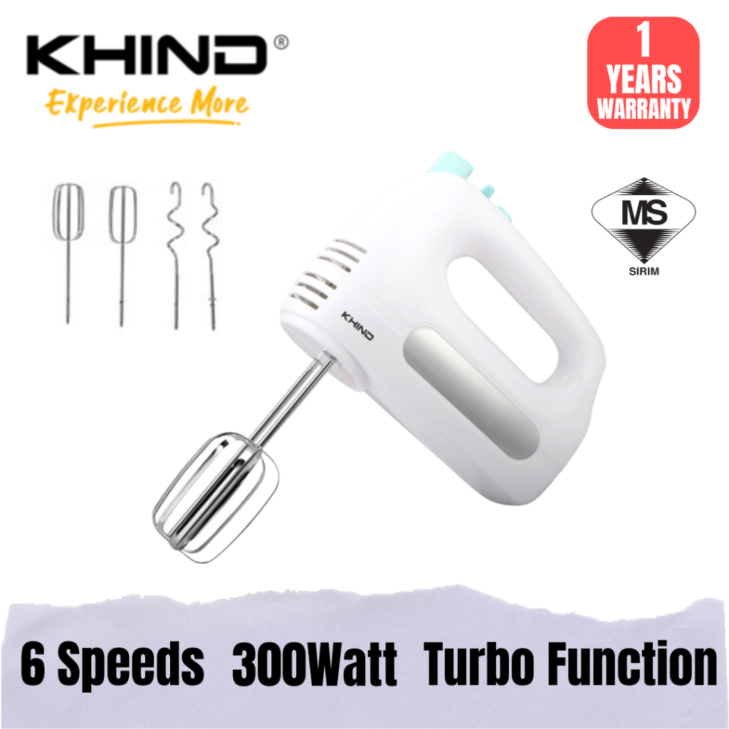 KHIND HAND MIXER MHM202 / HM300 | MIXER CAKE TANGAN | Shopee Malaysia