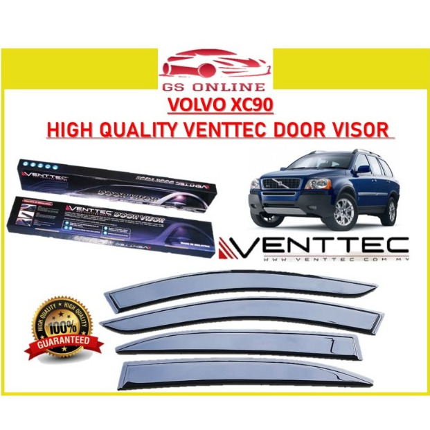 VOLVO XC90 2002 2003 2004 2005 2006 2007 2008 High Quality Venttec Door Visor Window Vent Air ...