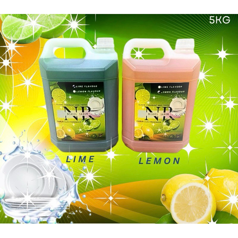 5L Sabun Pencuci pinggan Nories | Nories Dishwash | Shopee Malaysia
