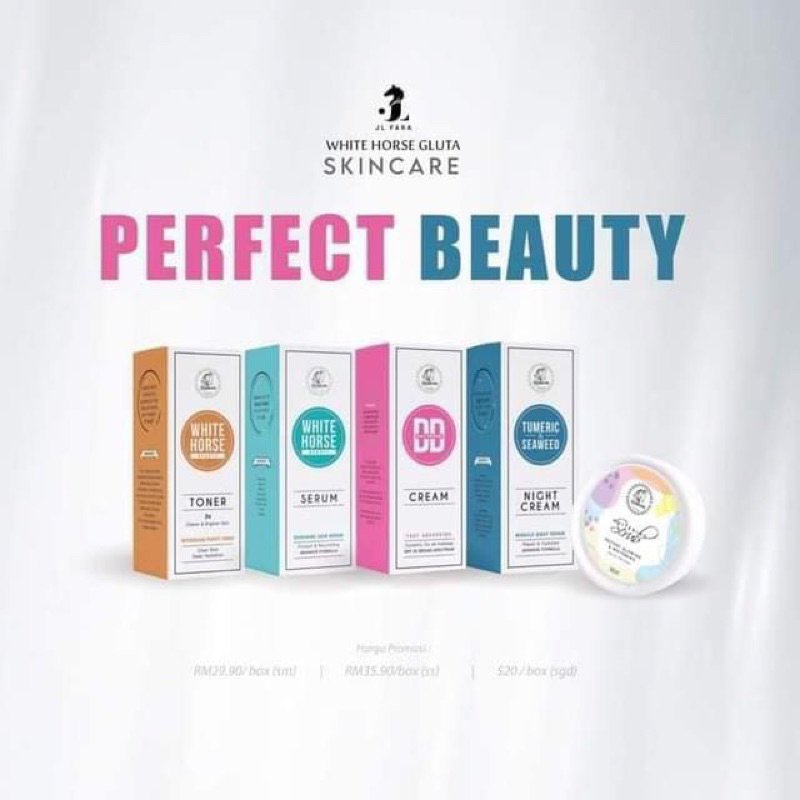 JL FARA WHITE HORSE GLUTA SKINCARE | Shopee Malaysia