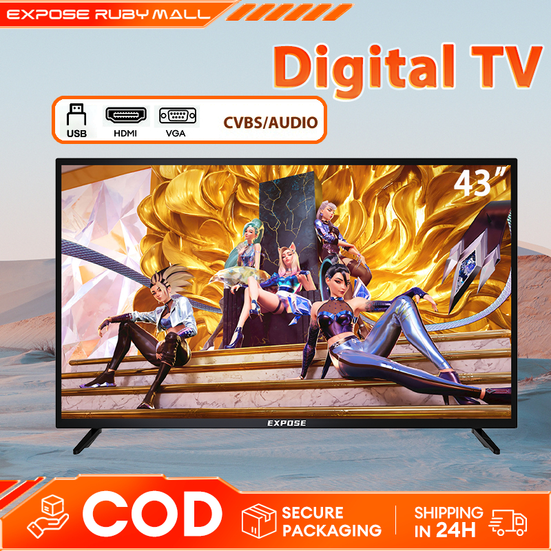 TV Murah 43 inch Digital TV FHD Slim Screen television HD LED ...