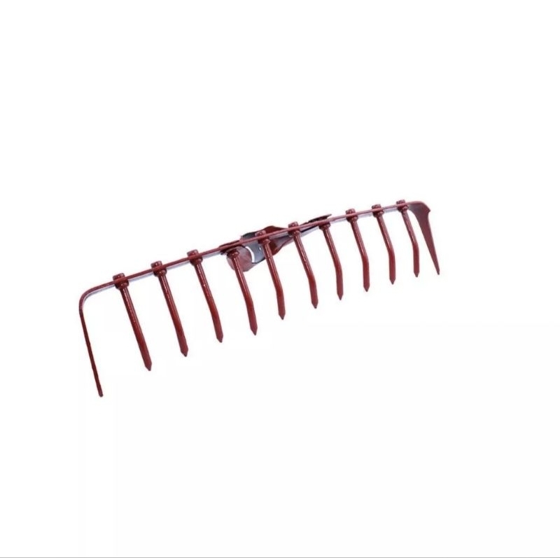 22 Teeth Heavy Duty Metal Grass Rake Crawler Garden Rake Head ...