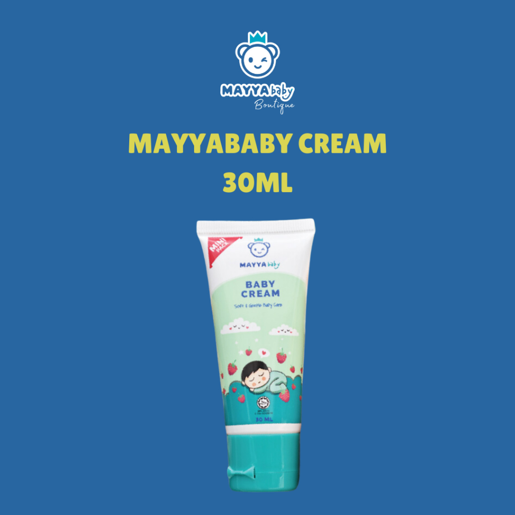 Mayyababy Cream 30ml untuk batuk selsema kahak ruam dan kembung perut ...