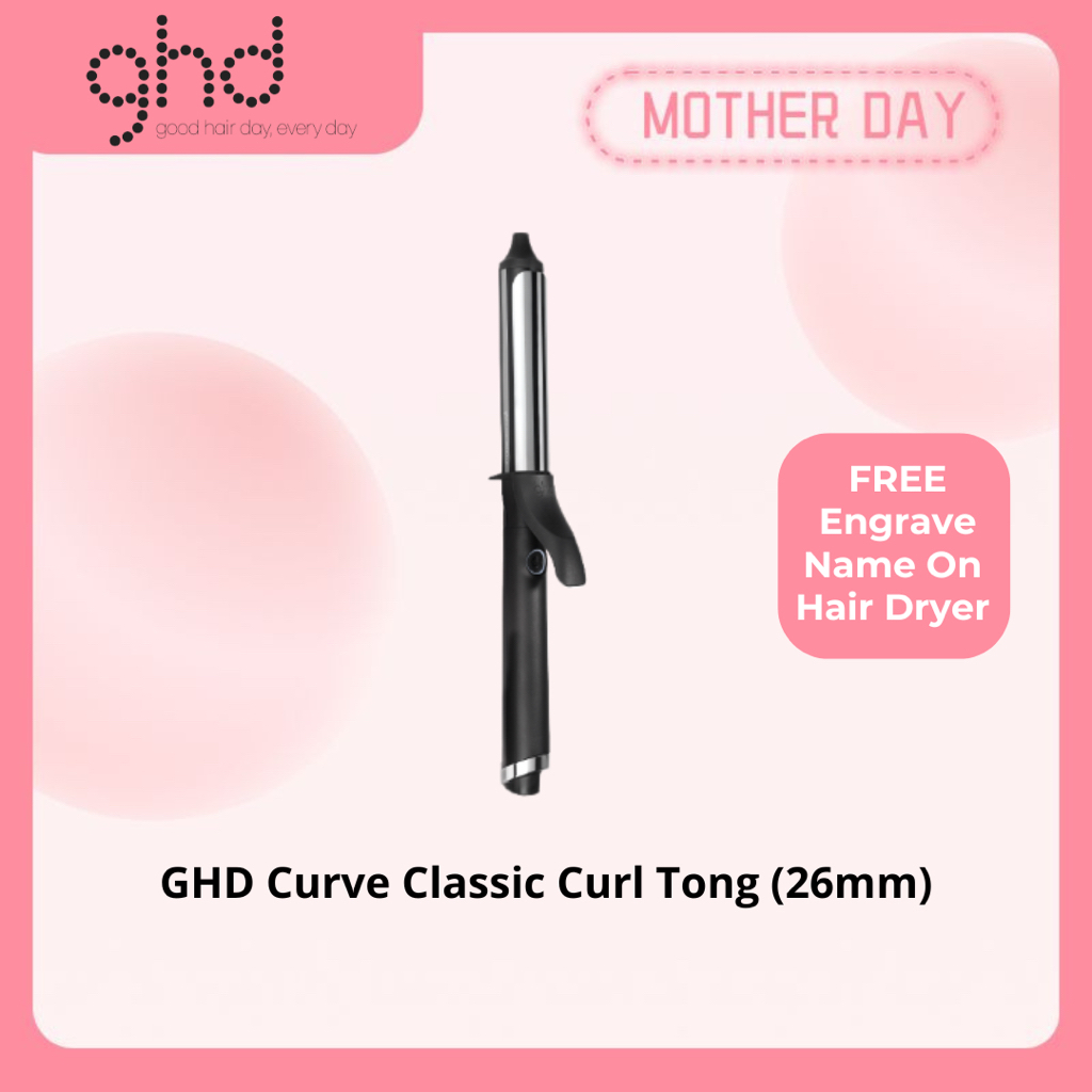 GHD Curve Classic Curl Tong 26mm ( 2 Years Warranty ) | Shopee Malaysia