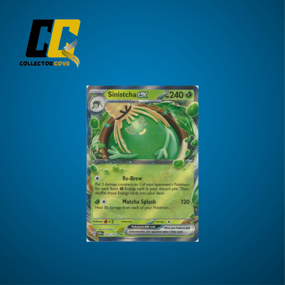 Pokemon TCG Sinistcha ex 023/167 Ultra Rare - SV06 Twilight Masquerade ...